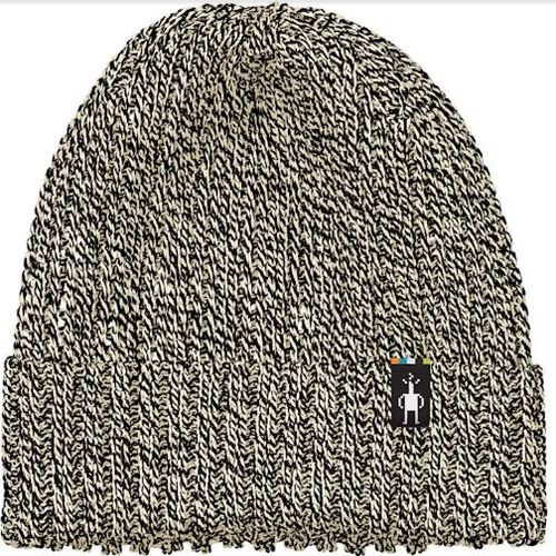 Smartwool Rib Hat Black / Natural Marl
